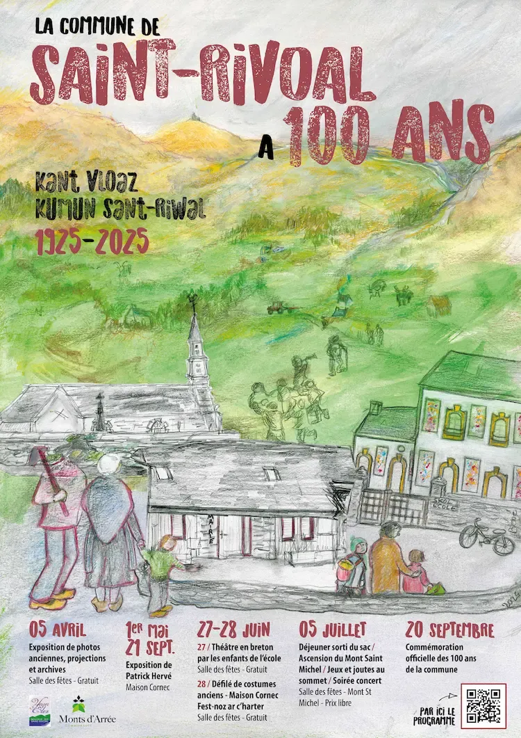 En 2025, la commune de Saint-Rivoal a cent ans